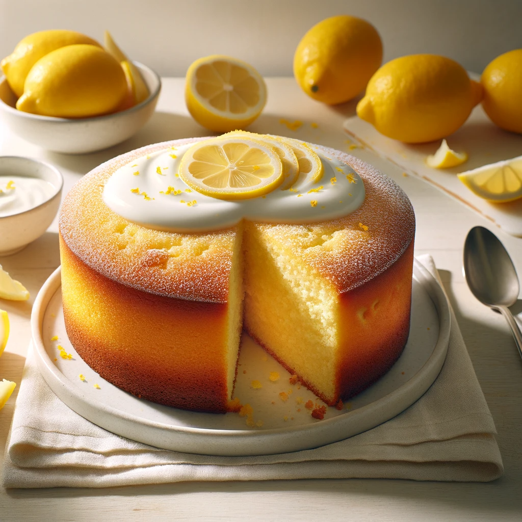 Gâteau au yaourt citron