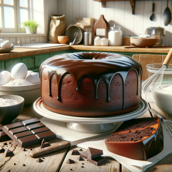 Gâteau au yaourt et chocolat