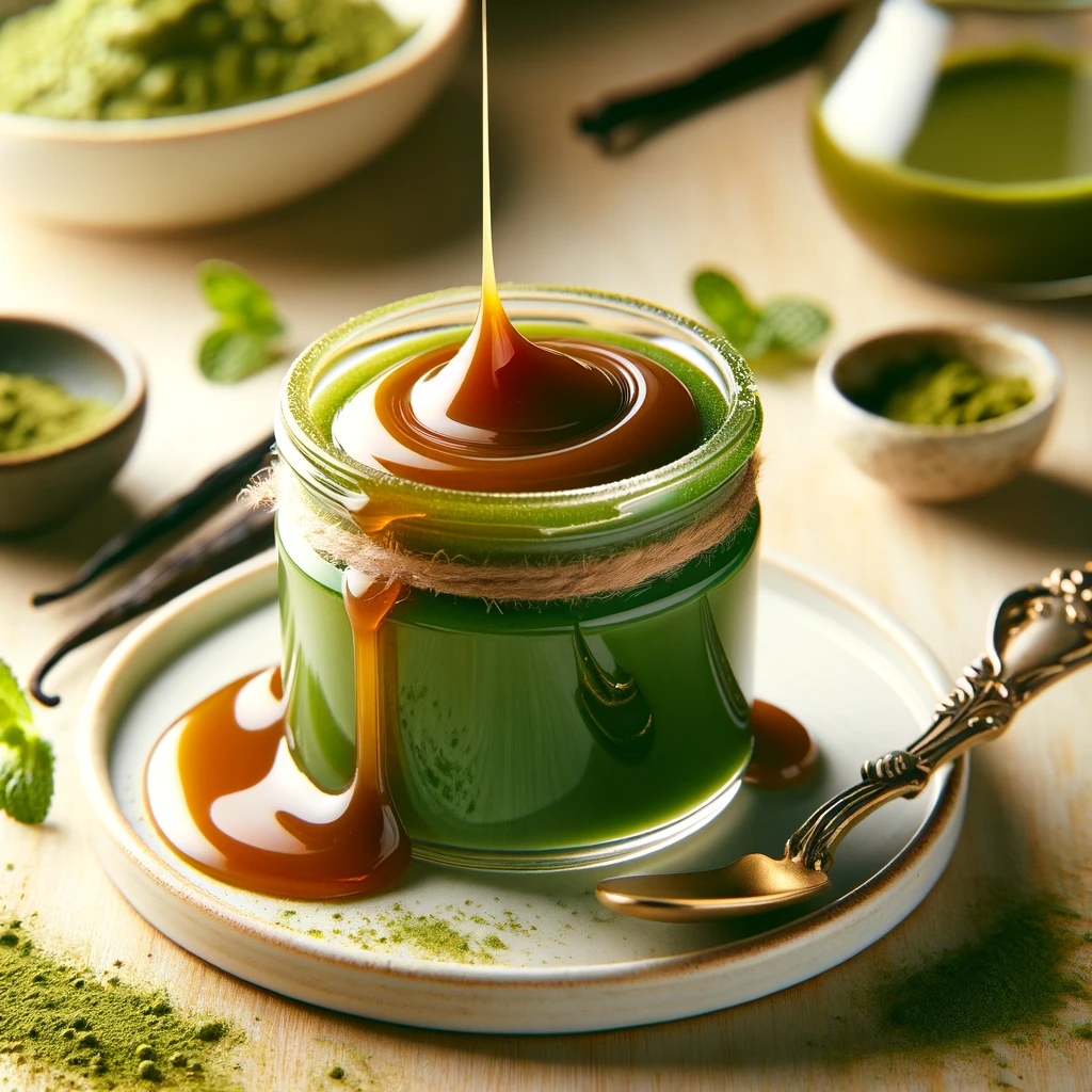 Caramel au matcha