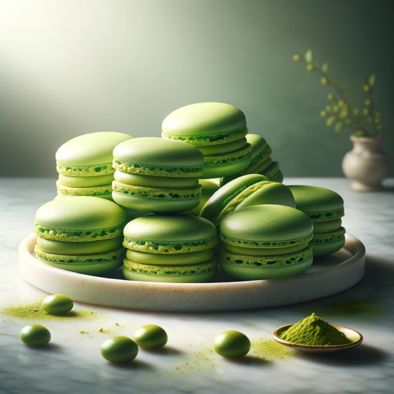 Macarons au matcha