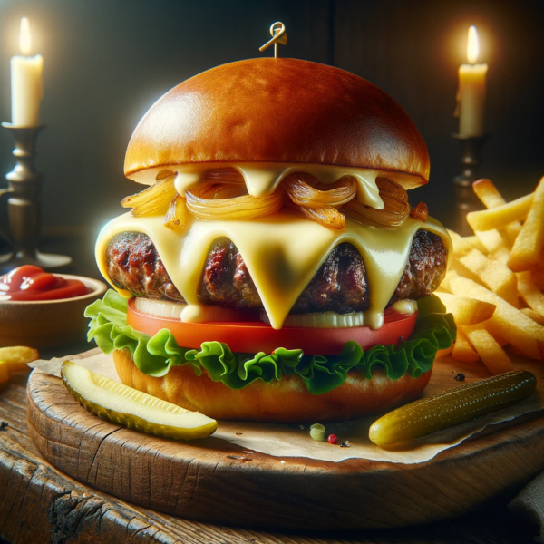 Burger à la raclette