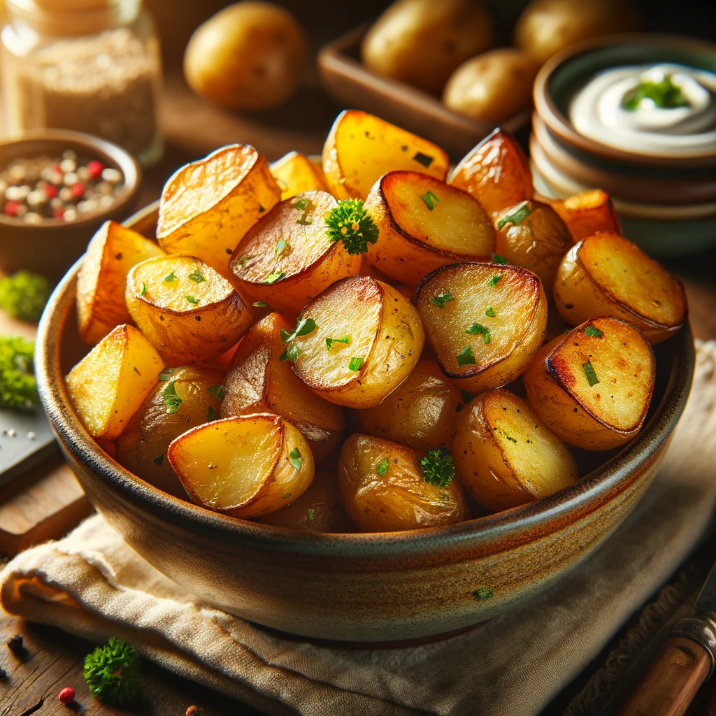 Pommes de terre rissolées à l'air fryer