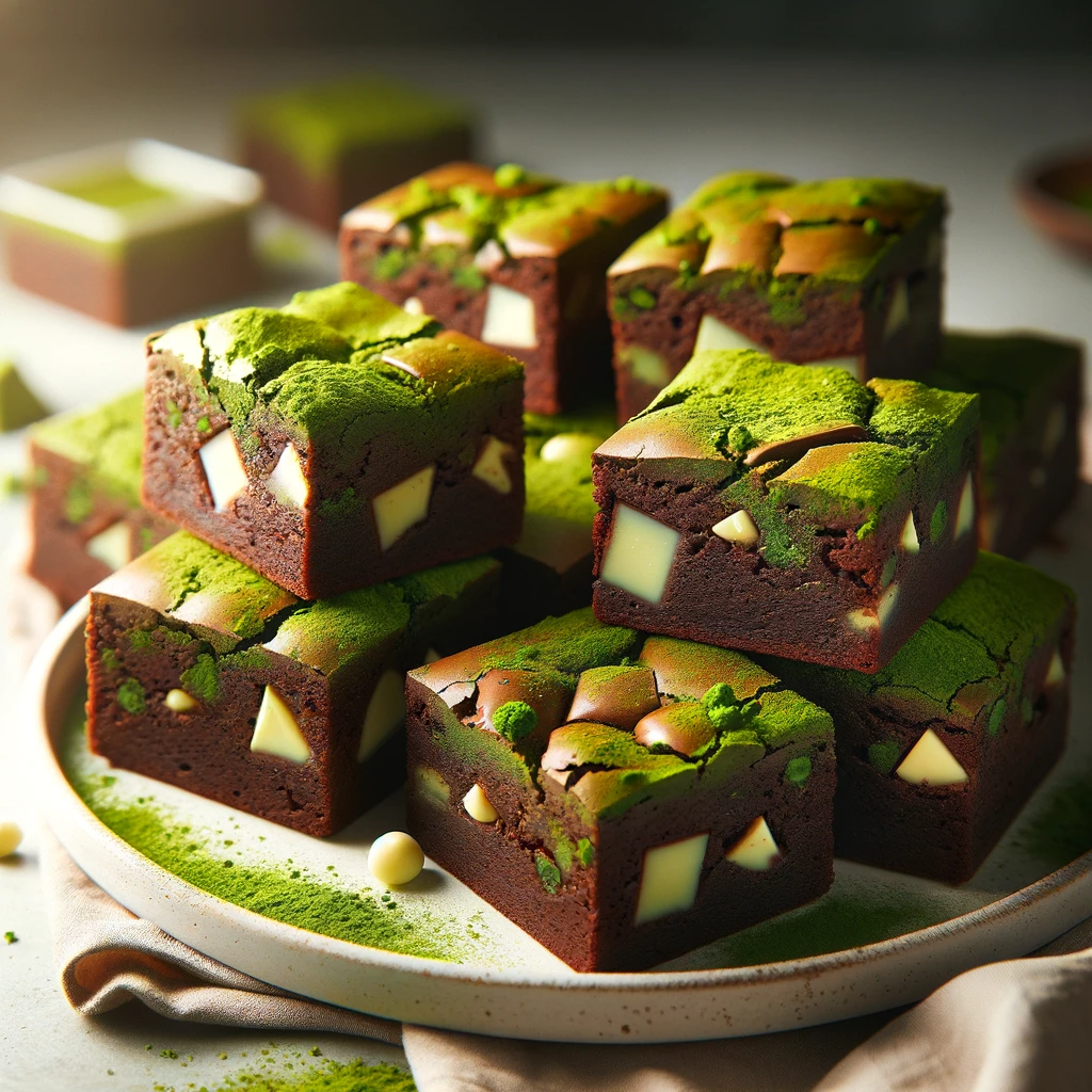 Brownies au matcha
