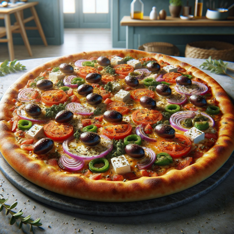 Pizza à la grecque