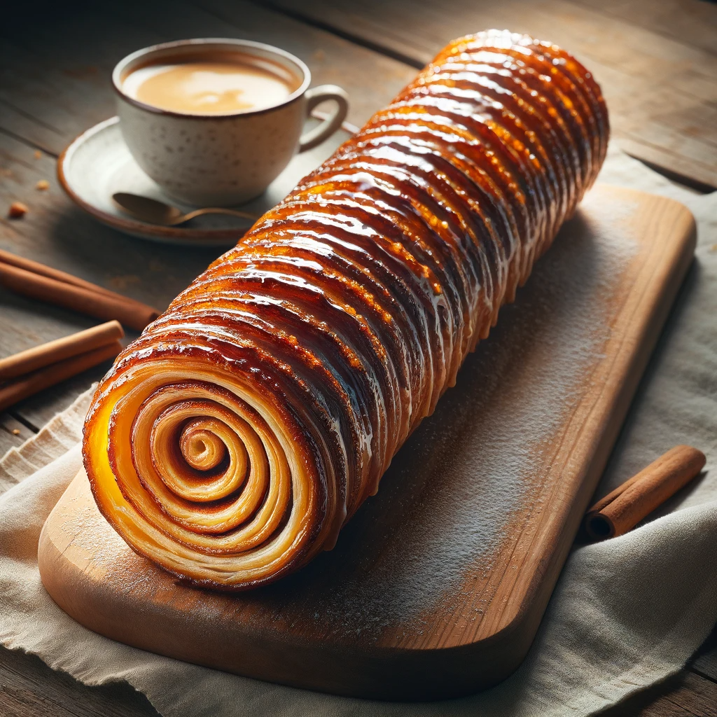 Chimney cake hongrois (Kürtőskalács)