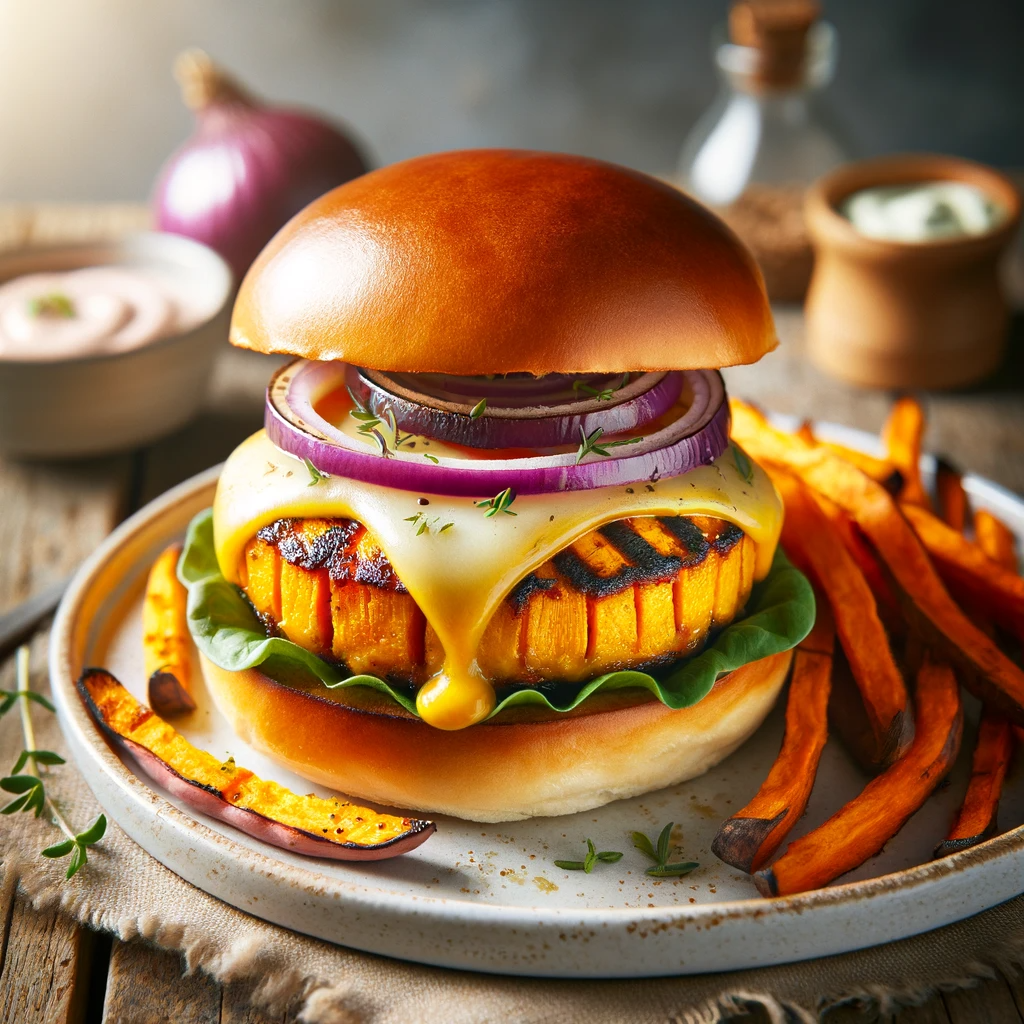 Burger à la raclette