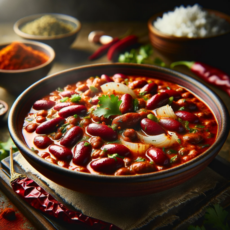 Curry de haricots rouges Rajma