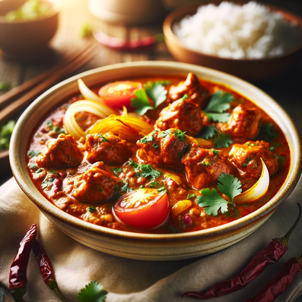 Curry de poulet indien