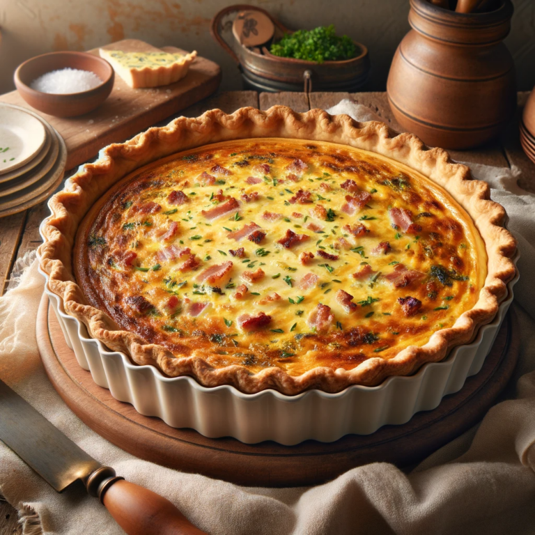 Quiche Lorraine Traditionnelle au Monsieur Cuisine