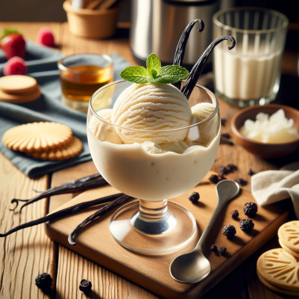 Glace à la vanille façon Monsieur Cuisine