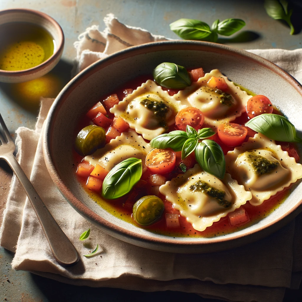 Raviolis végétaliens