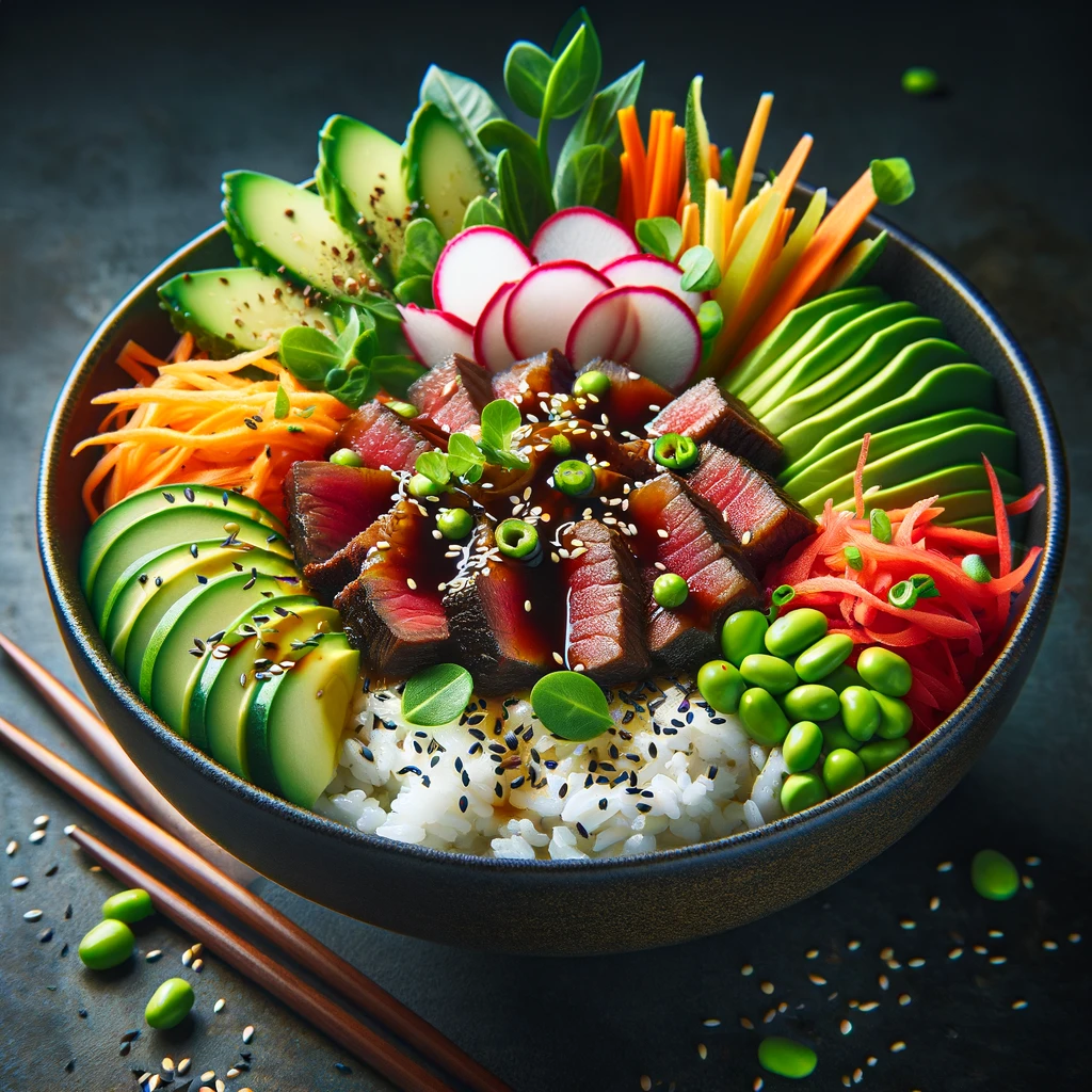 Poke Bowl à la Sauce Hoisin