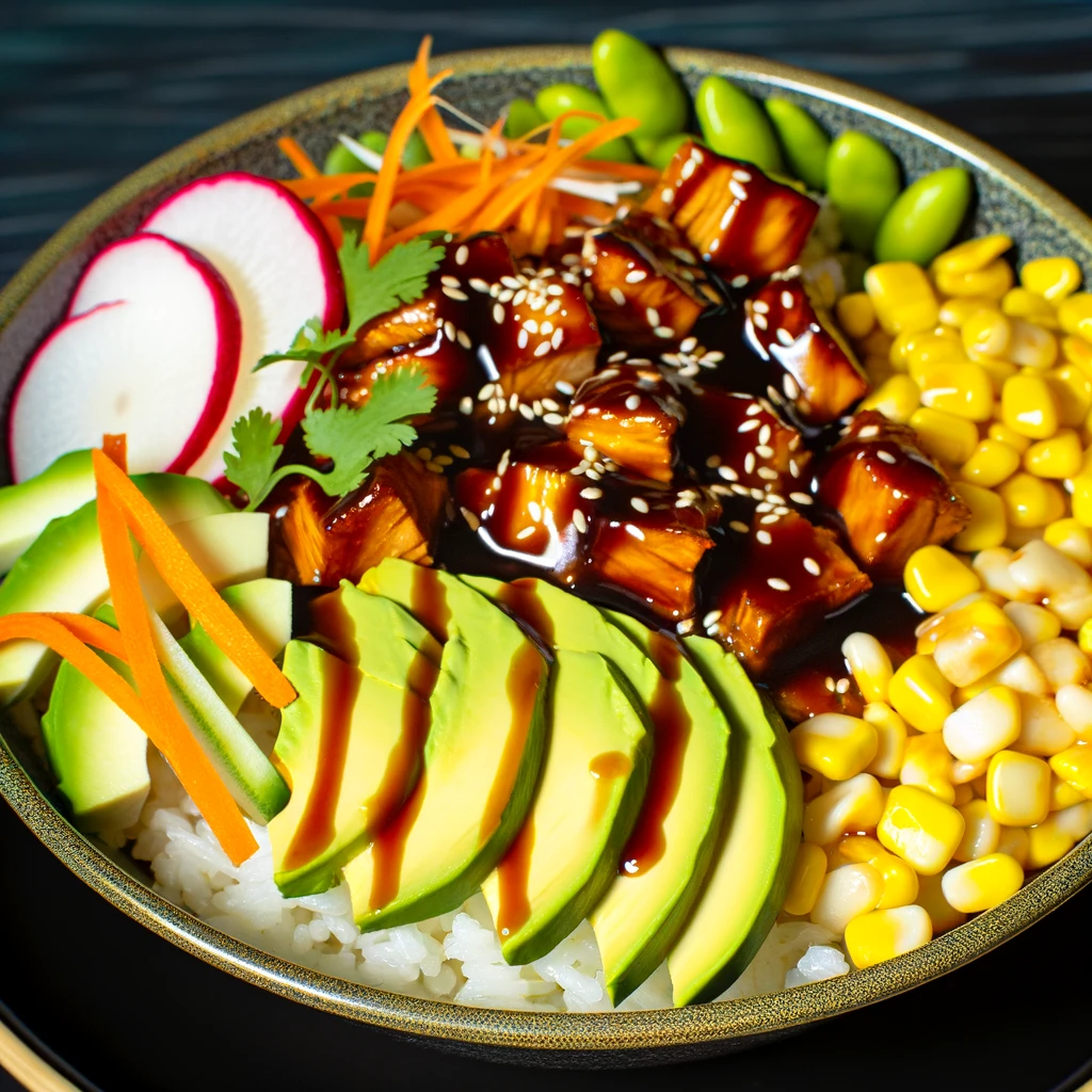 Poke Bowl à la sauce Teriyaki