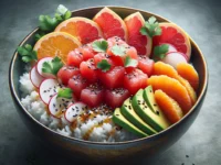 Poke Bowl au Yuzu