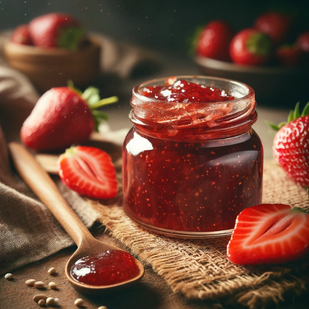 Confiture de fraises maison