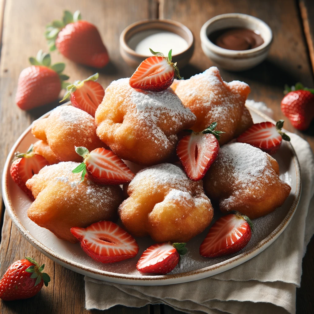 Beignets de fraises