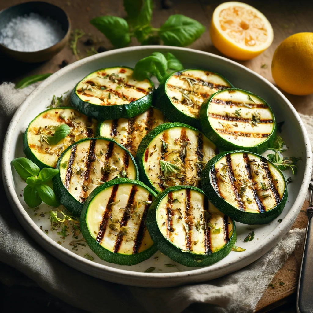Courgettes grillées à l'origan