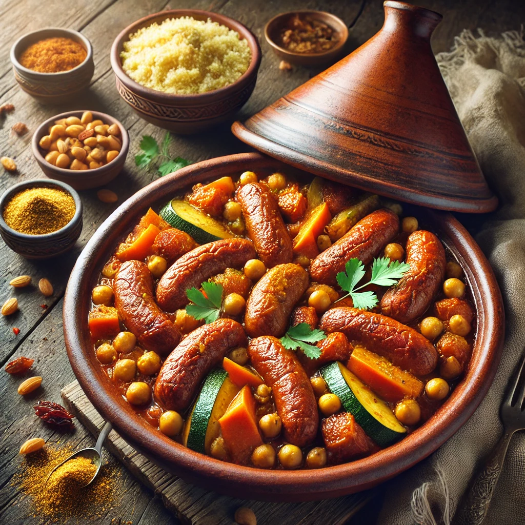 Merguez en tajine
