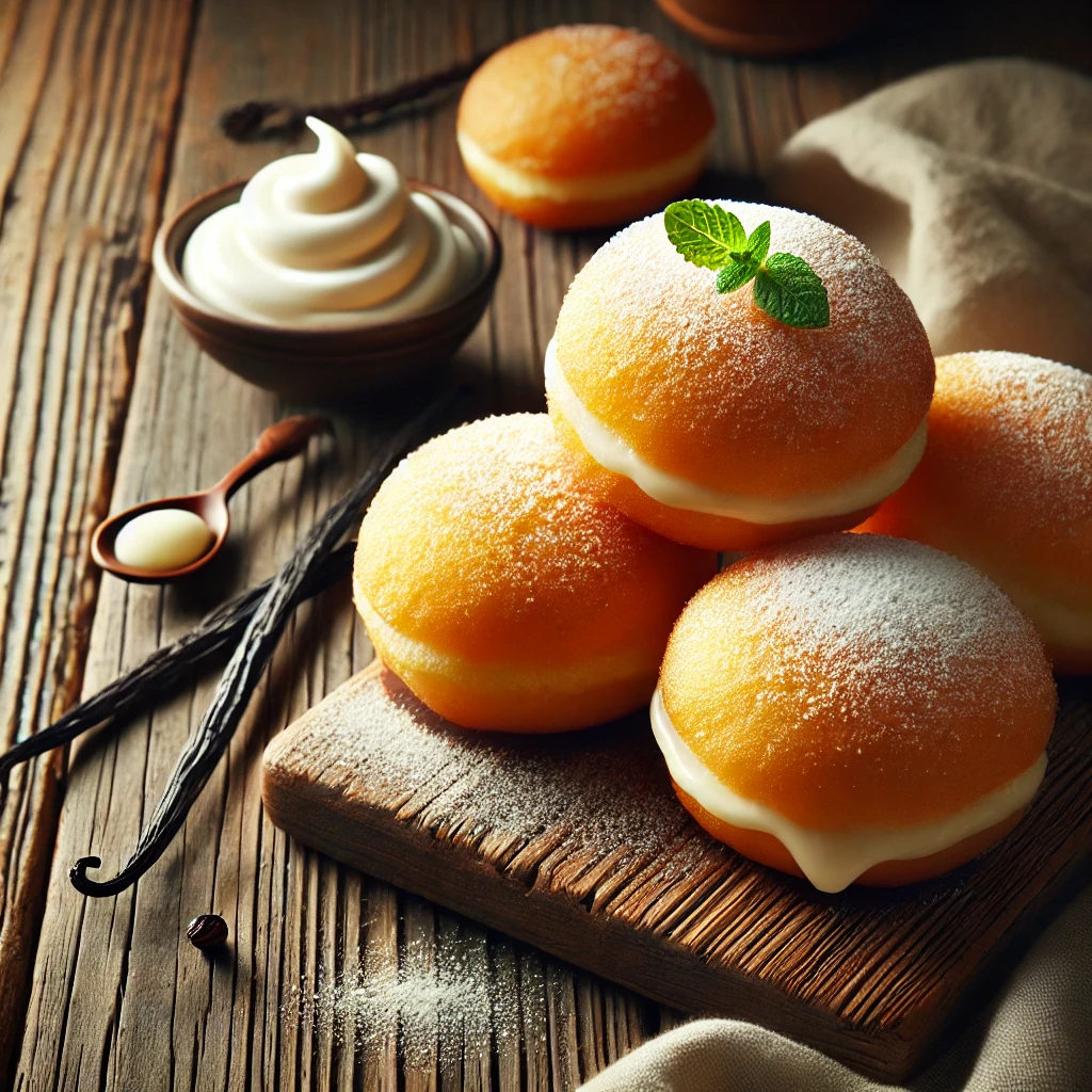 Beignets à la vanille