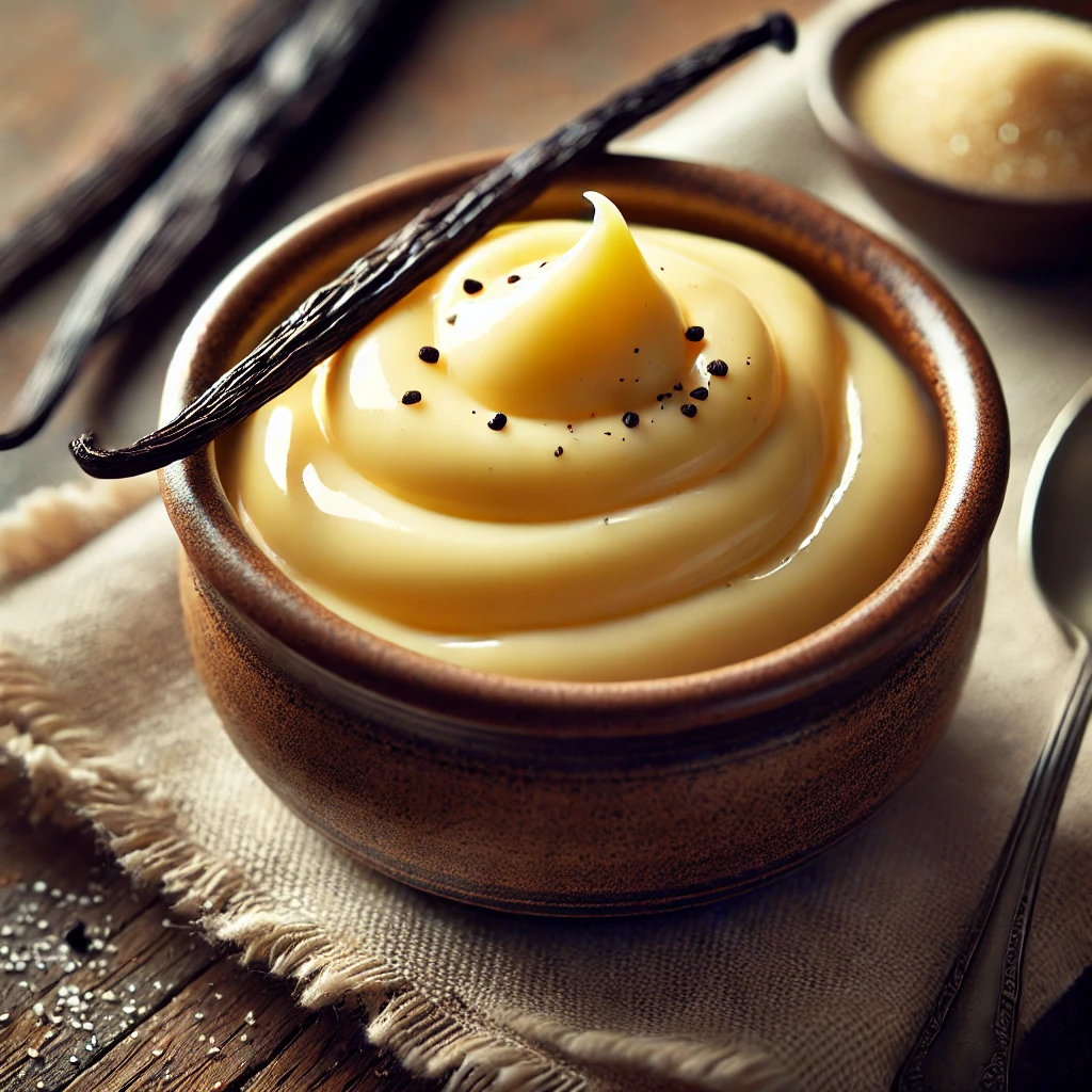 Crème pâtissière à la vanille