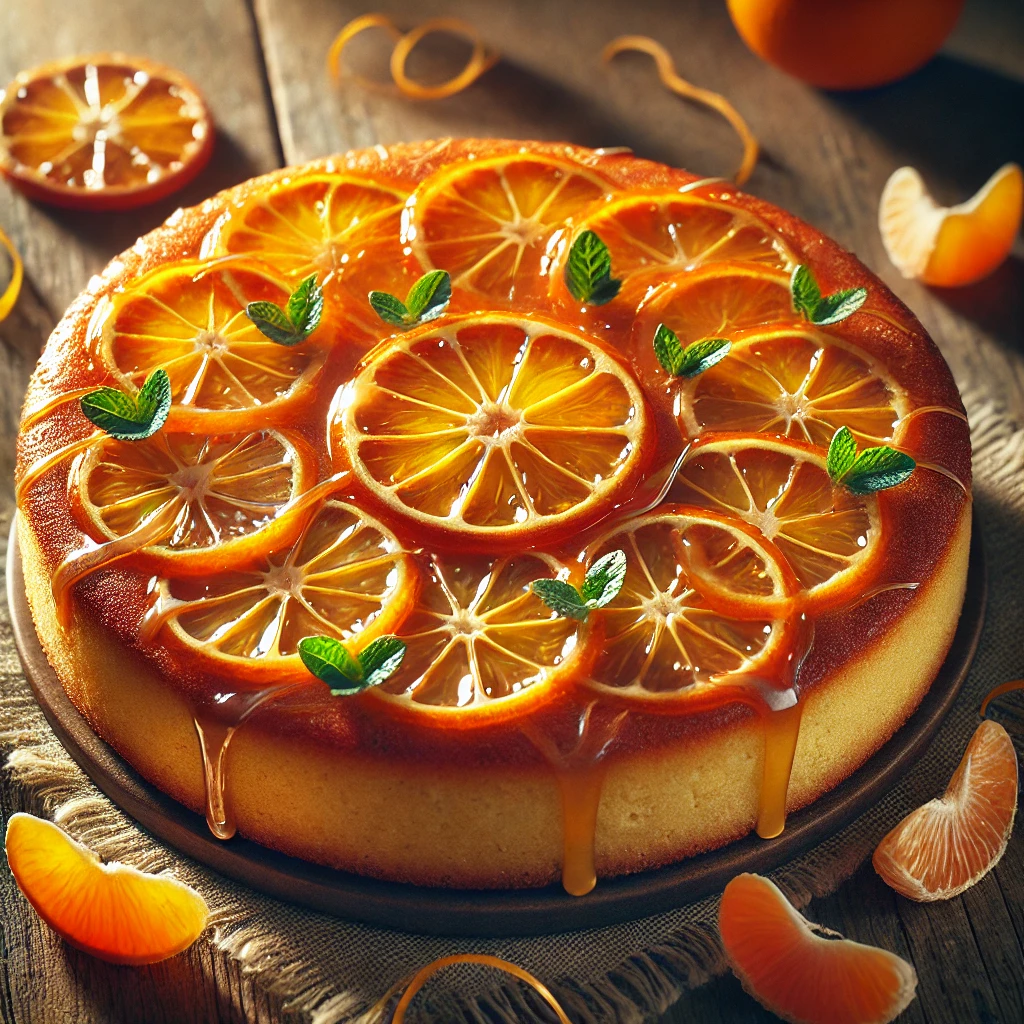 Gâteau à la clémentine