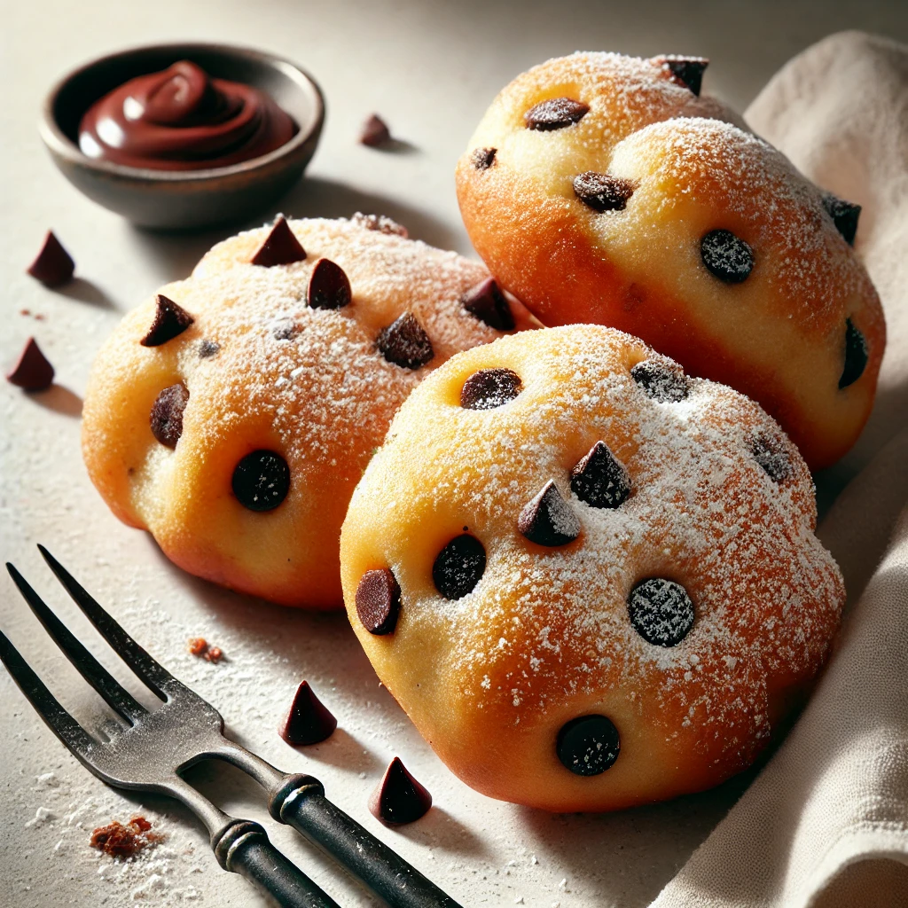 Beignets aux pépites de chocolat