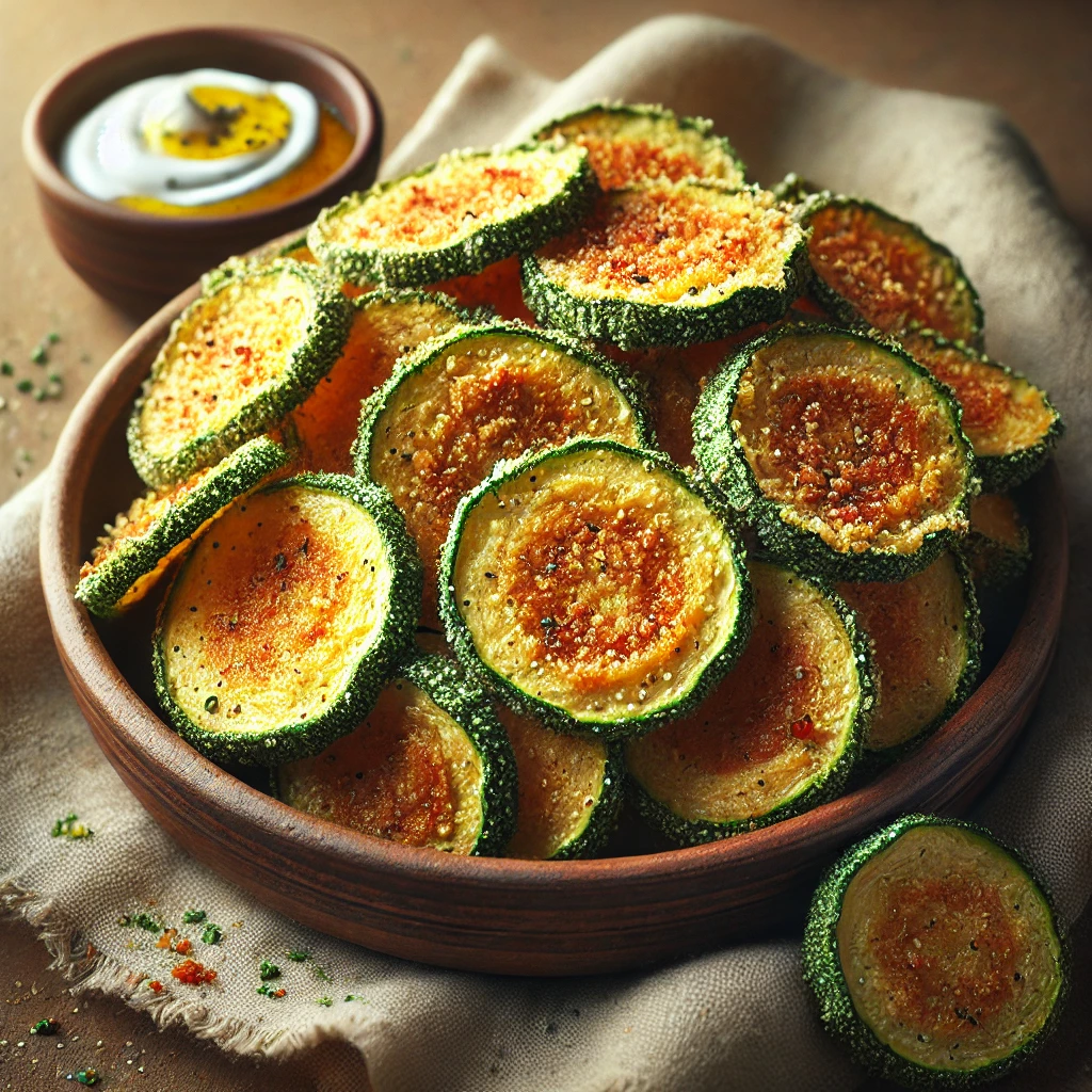 Chips de courgettes à l'air fryer