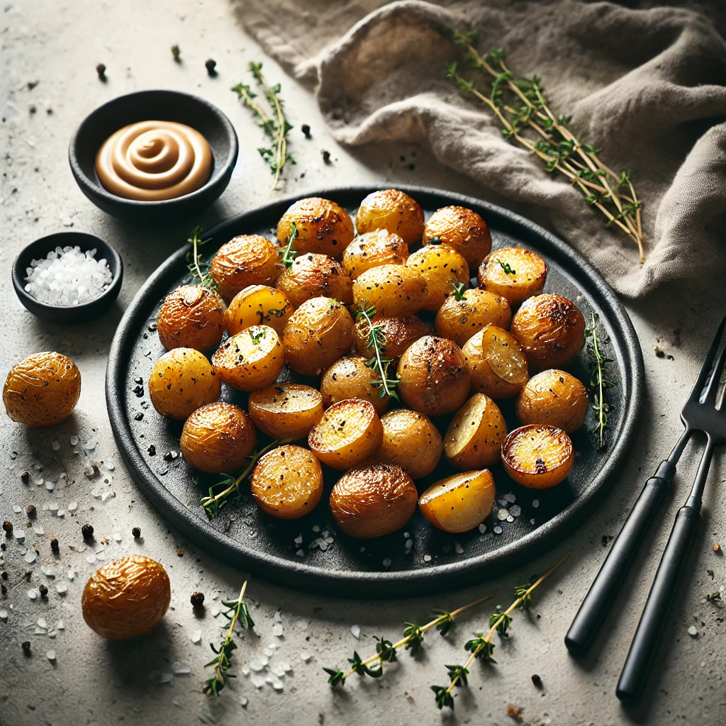 Pommes de terre grenaille croustillantes à l'air fryer
