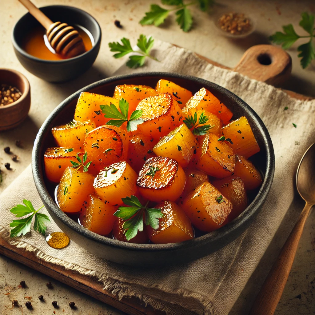 DALL·E 2025-01-13 18.58.32 - A warm and inviting photo of caramelized ...