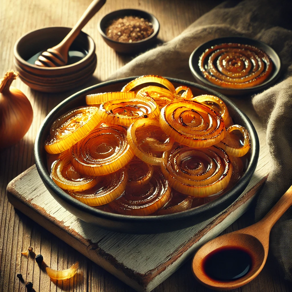 Oignons caramélisés à l'air fryer