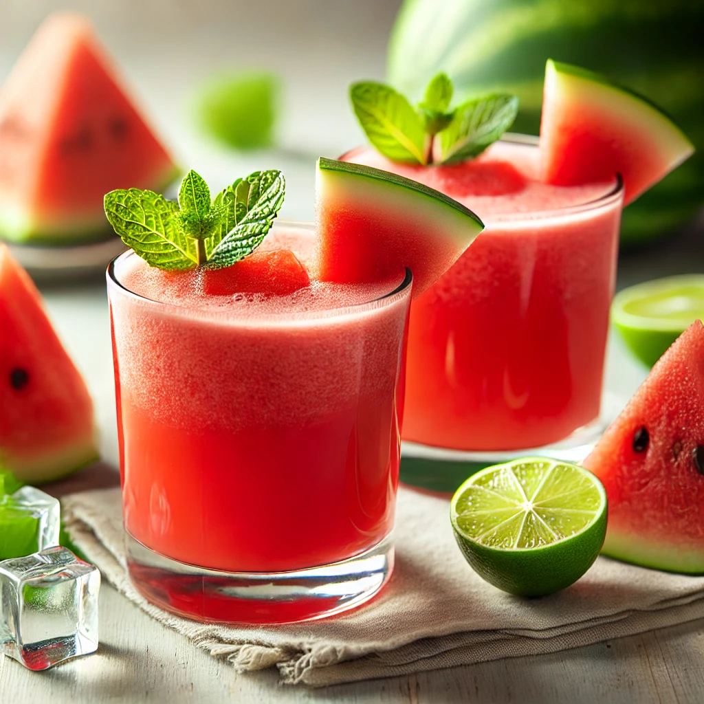 Eau infusée aux fruits rouges