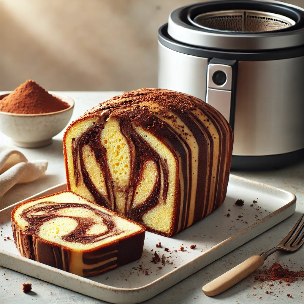 Gâteau marbré à l'air fryer