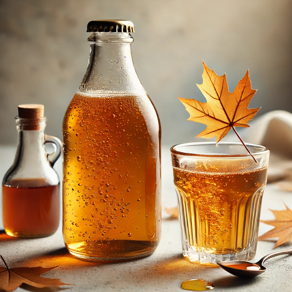 kombucha maison au sirop d'érable